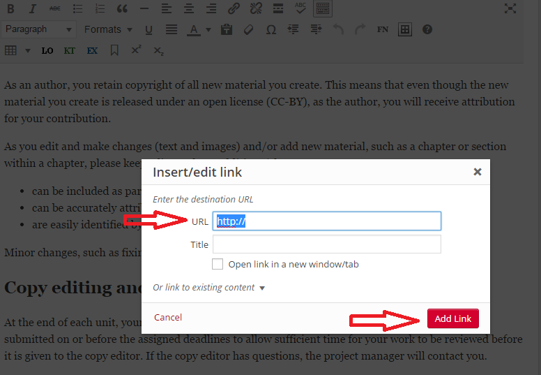 Linking Material USask Open Textbook Authoring Guide Ver 1 0
