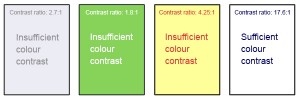 Colour Contrast – Accessibility Toolkit – 2nd Edition