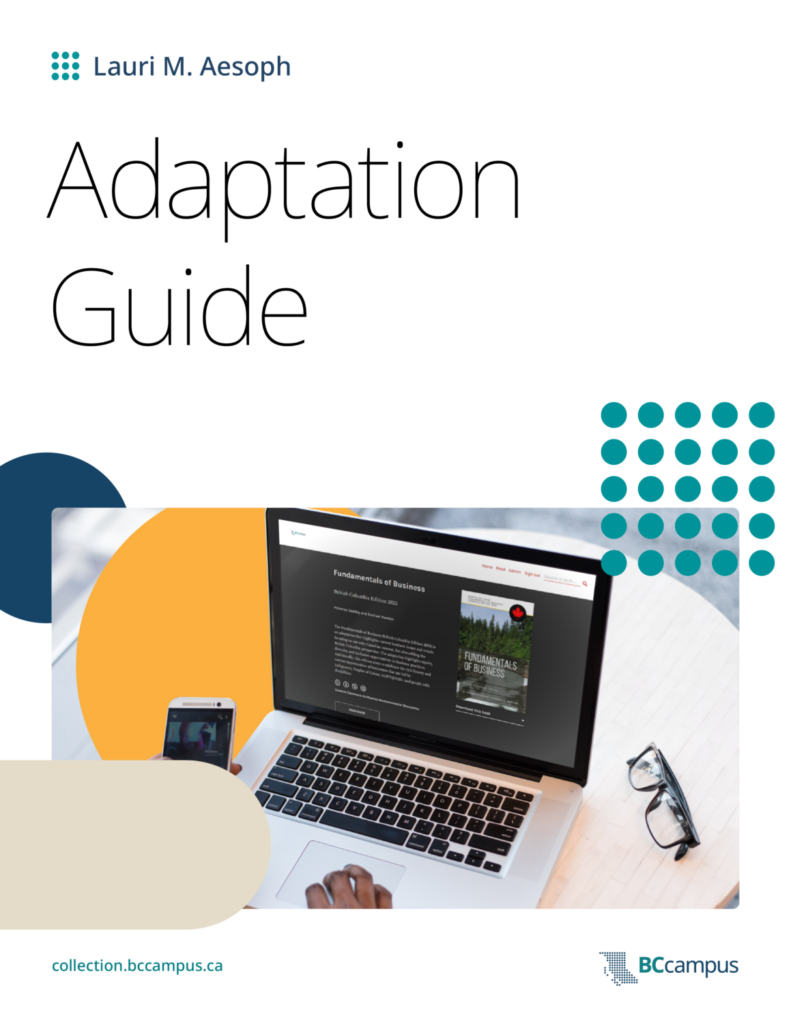 Adaptation Guide – Open Textbook