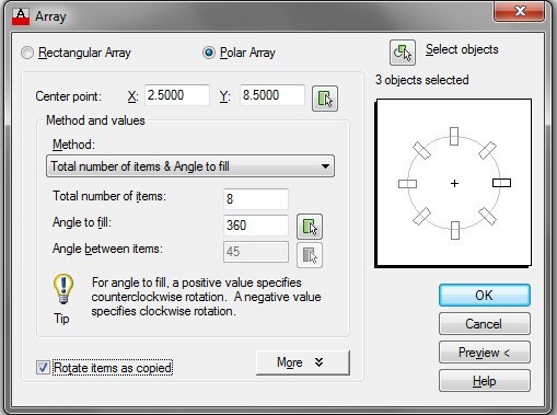 Module 23: Arraying – Introduction to Drafting and AutoCAD 2D