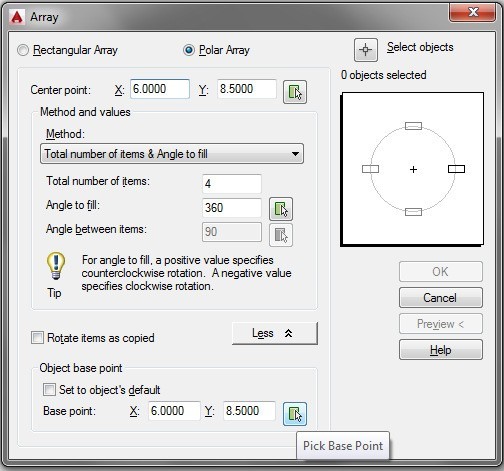 Module 23 Arraying Introduction To Drafting And Autocad 2d