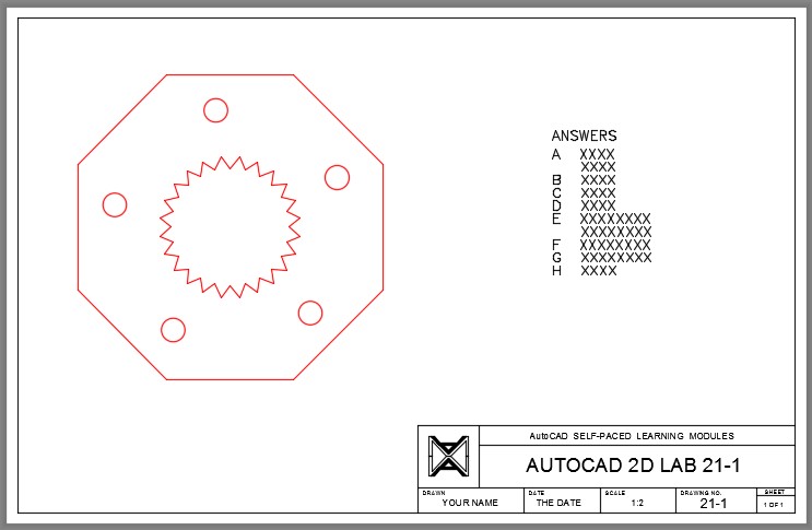 Module 21: Competency Test 4 Open Book – Introduction to Drafting and ...