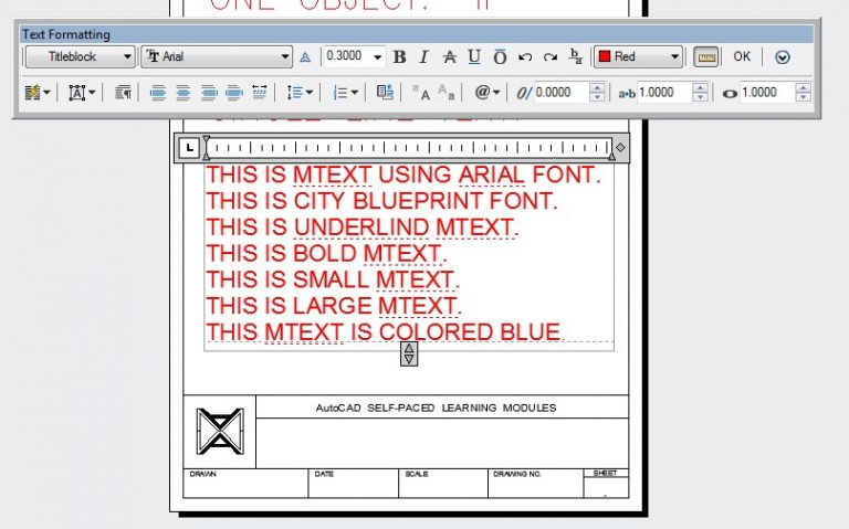 Module 25: Text – Part 2 – Introduction to Drafting and AutoCAD 2D