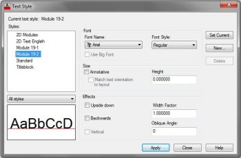 Module 19: Text – Part 1 – Introduction to Drafting and AutoCAD 2D