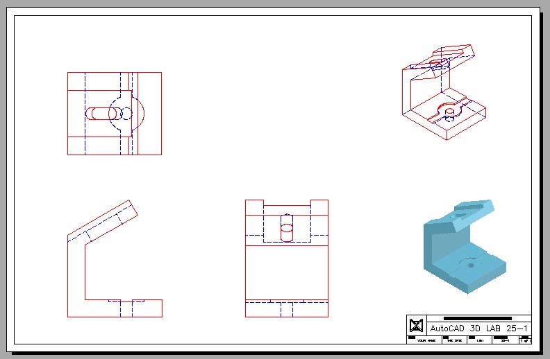 Module 30 Creating 2D Drawings from Solid Models – Introduction to ...