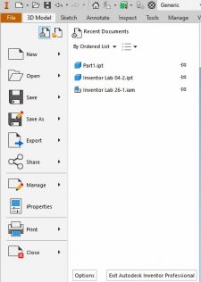 Module 2 Inventor’s User Interface – Introduction to Drafting and ...