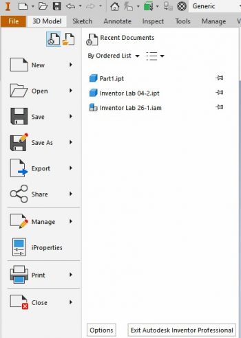 Module 2 Inventor’s User Interface – Introduction to Drafting and ...