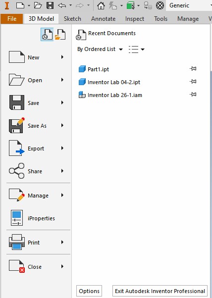 Module 2 Inventor’s User Interface – Introduction to Drafting and ...
