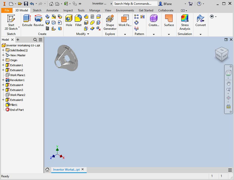 Module 3 Viewing the 2D Sketch and 3D Model – Introduction to Drafting ...