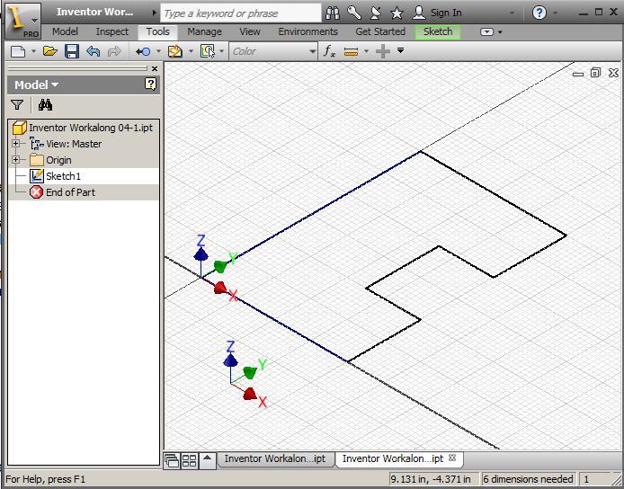 Module 5 Extruding Part 1 Introduction To Drafting And Autodesk Inventor