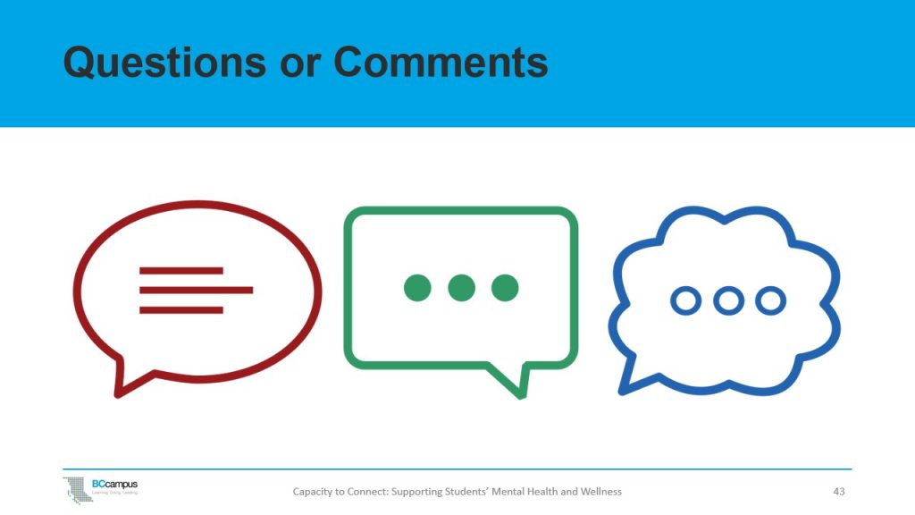 Summary and Conclusion – Capacity to Connect: Supporting Students ...