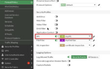 7.2 Security Profile – FortiGate Firewall