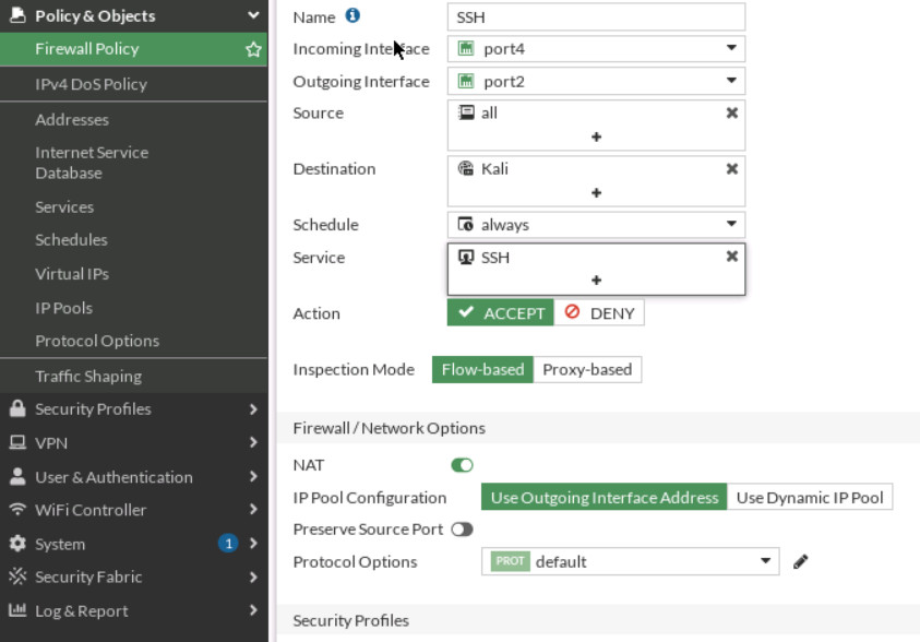3 2 Destination Nat Fortigate Firewall