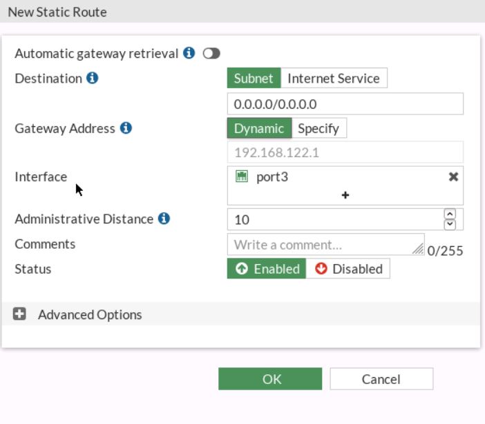 2.1 Security Policy – FortiGate Firewall