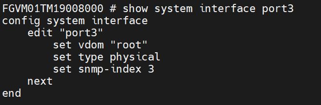 1.1 Basic Settings – FortiGate Firewall