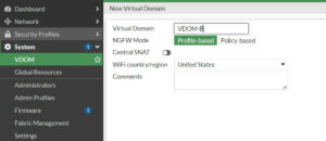 8.1 VDOM – FortiGate Firewall