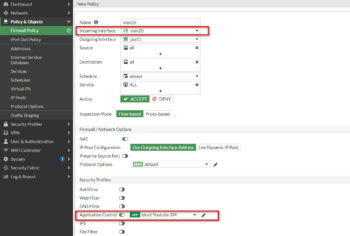7.3 VLAN and Security Profile – FortiGate Firewall