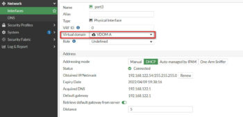 8.1 VDOM – FortiGate Firewall