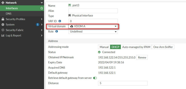 8.1 VDOM – FortiGate Firewall