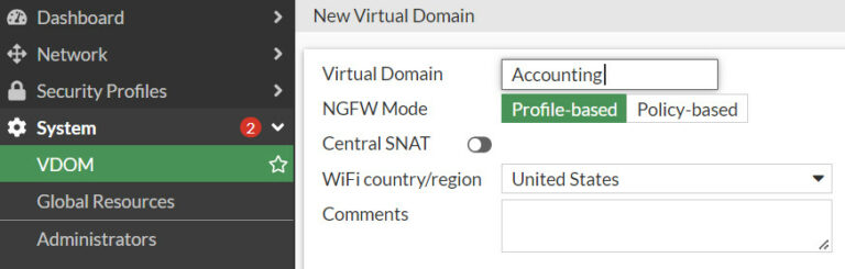 8.2 Inter-VDOM Routing – FortiGate Firewall