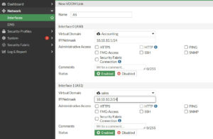 8.2 Inter-VDOM Routing – FortiGate Firewall