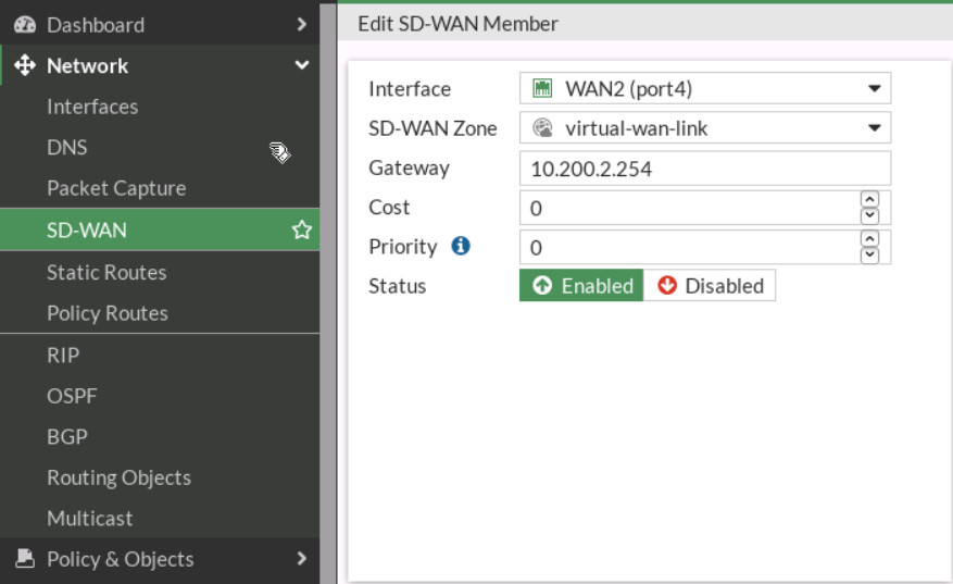 9.1 SD-WAN – FortiGate Firewall