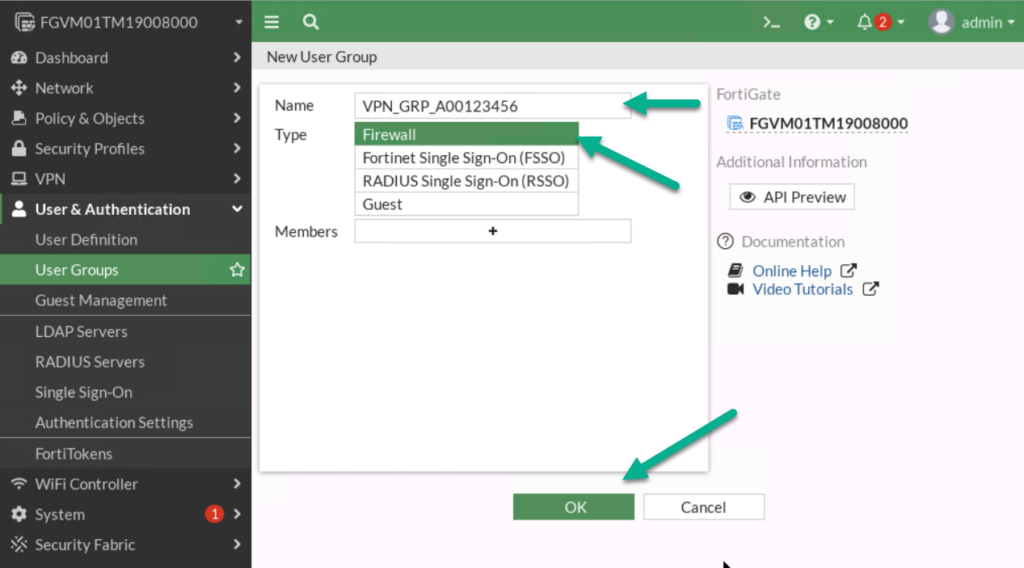 4.1 IPsec VPN – FortiGate Firewall