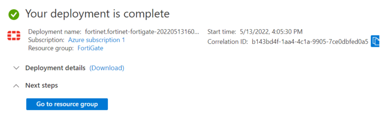 10.2 Deploy FortiGate in Azure – FortiGate Firewall