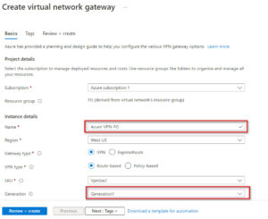 10.1 IPsec VPN from FortiGate (on Premise) to Azure – FortiGate Firewall