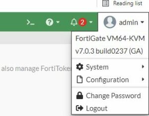 1.1 Basic Settings – FortiGate Firewall