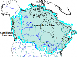 Cordilleran and Laurentide Ice Sheets – Physical Geology
