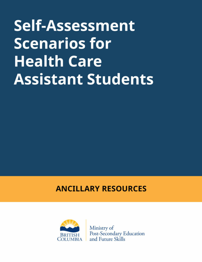 Self-Assessment Scenarios for Health Care Assistant Students – Simple ...