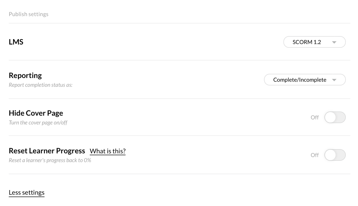 How to Export a Customized Version of the Course to SCORM ...