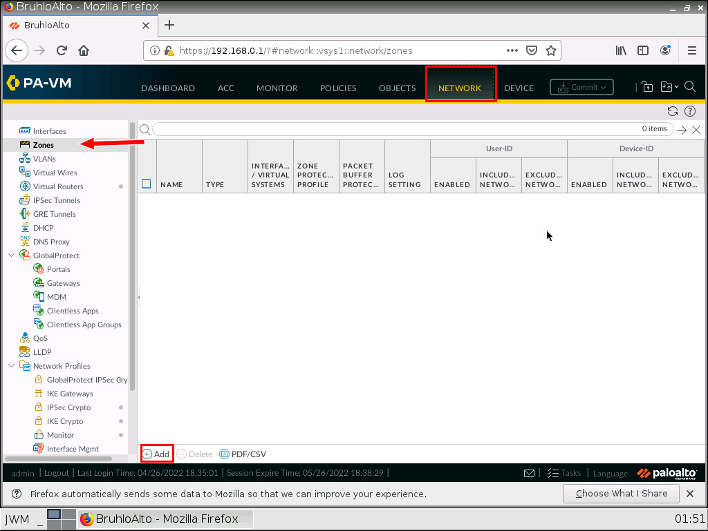 1.2 DORA the DHCP Provider – Palo Alto Firewall