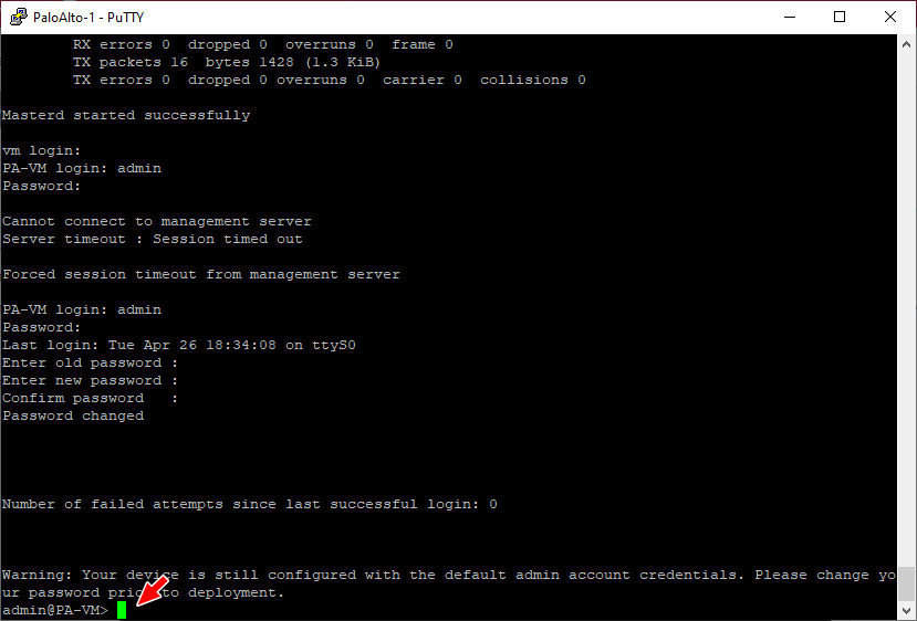 1.1 GNS3 and Palo Alto – Palo Alto Firewall