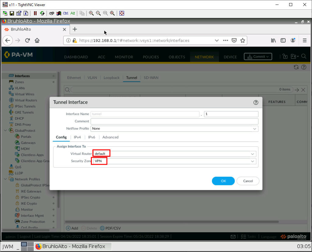 3.2 Remote Access VPN – Palo Alto Firewall