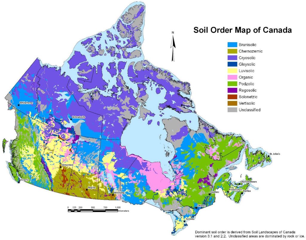 5.5 The Soils of Canada – Physical Geology – 2nd Edition