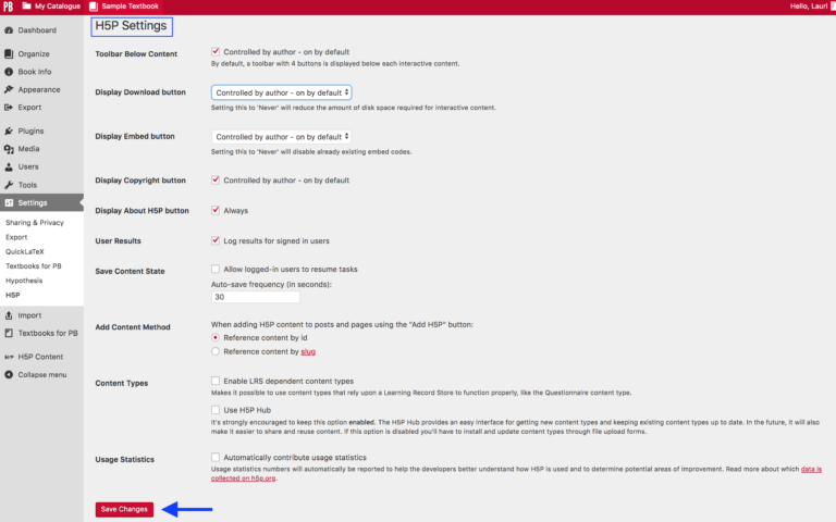 H5p For Interactive Material Pressbooks Guide