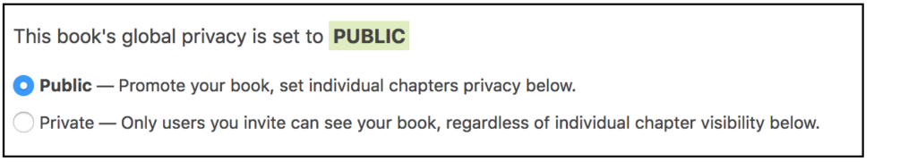 Make a Book Public – Pressbooks Guide