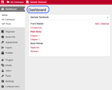 The Admin Interface – Pressbooks Guide