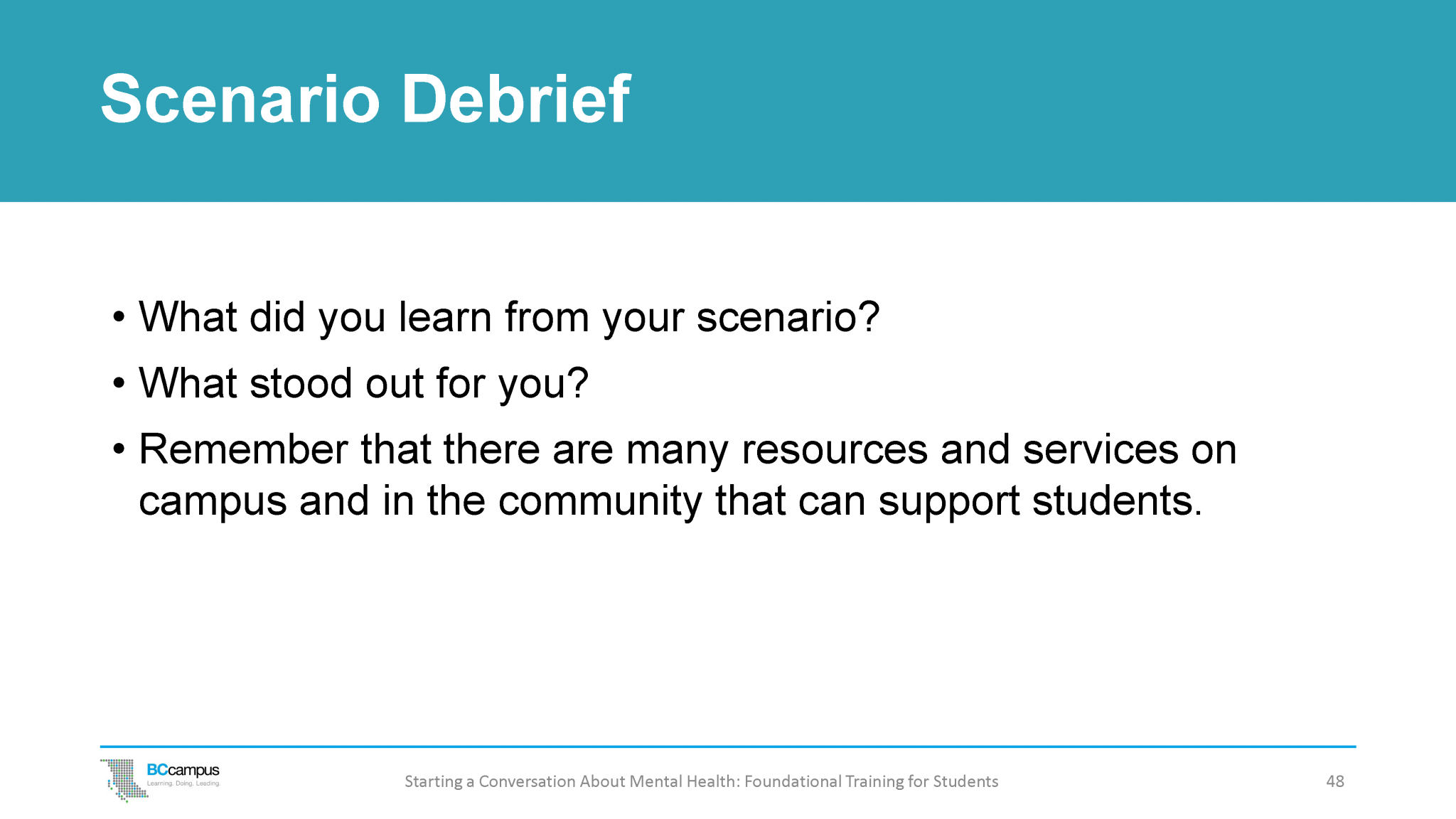 9. Scenarios for Practice and Discussion – Starting A Conversation ...