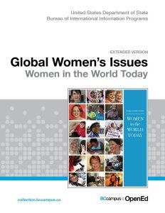 Global Women's Issues: Women in the World Today, extended version ...